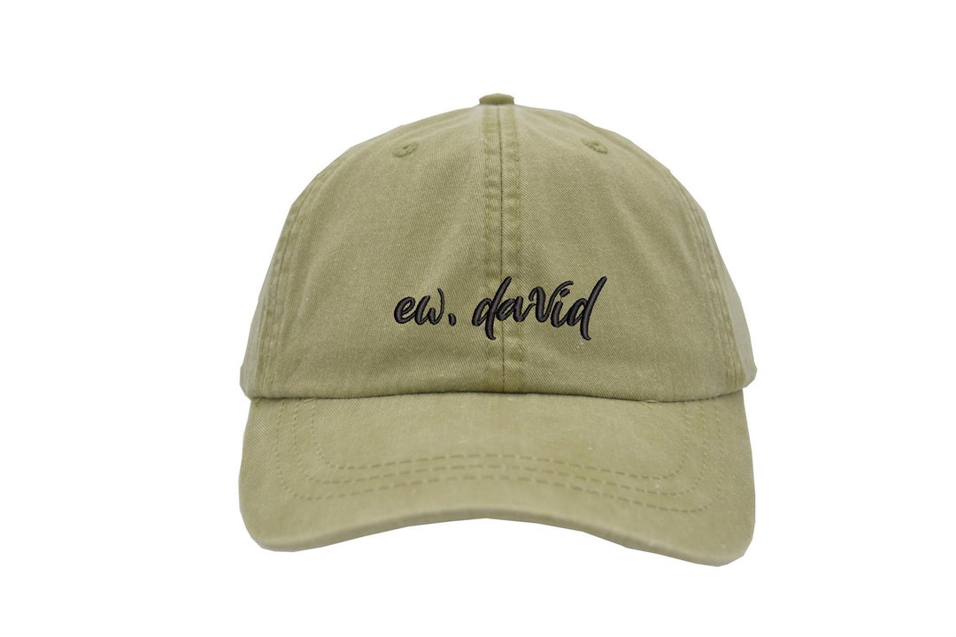 Ew, David Hat Baseball Embroidered Dad Hat Unisex Schitts Creek Gift TV ...