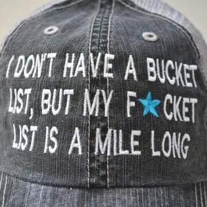 Funny Sarcasm Saying Cap Distressed Women's Trucker Hat Personalized ...