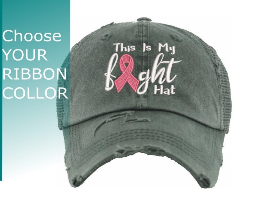 This is My Fight Hat, Her Fight is My Fight Cap, Distressed Vintage ...