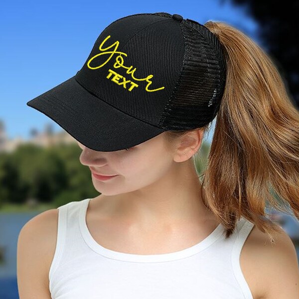 Ponytail Hat - Shop Online - Etsy