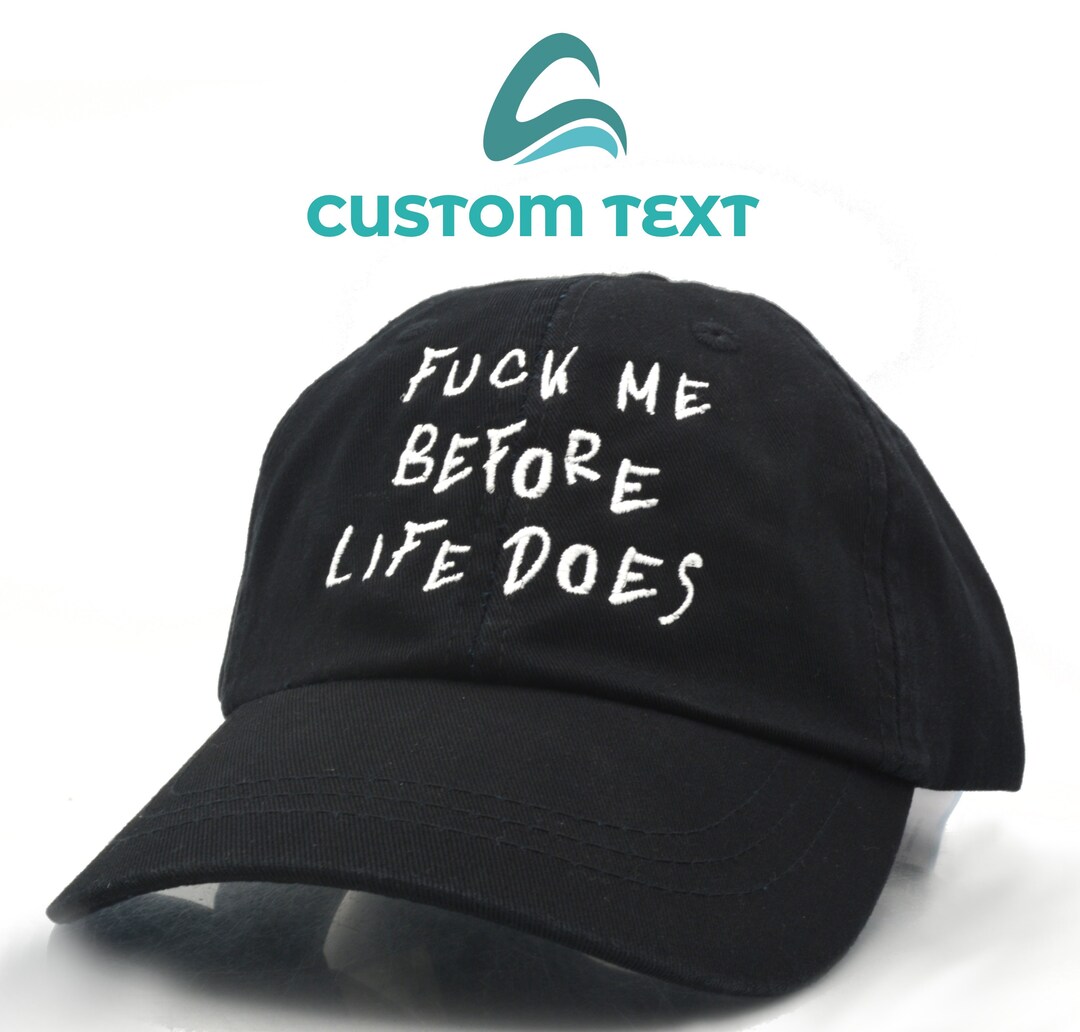 Custom Text Embroidery Hat, Pigment-dyed Baseball Cap, Team Cap, Adult ...