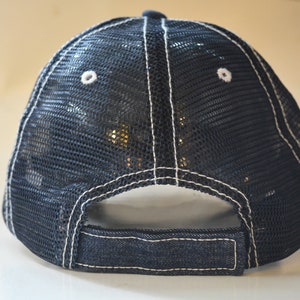 Sunrise Suntan Sunset Repeat Distressed Women Trucker Hat Mesh Back ...