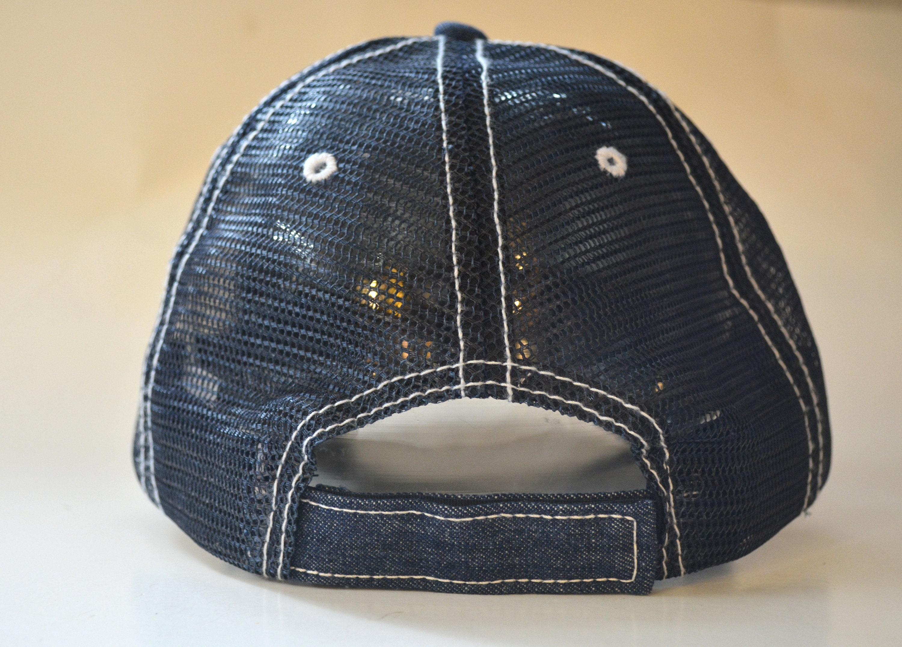 Sunrise Suntan Sunset Repeat Distressed Women Trucker Hat Mesh Back ...