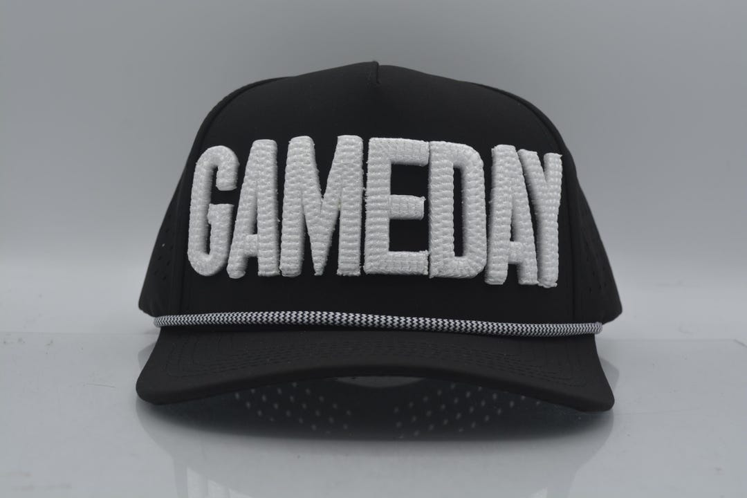 GAMEDAY 3D Puff Performance Hat With Rope - Etsy