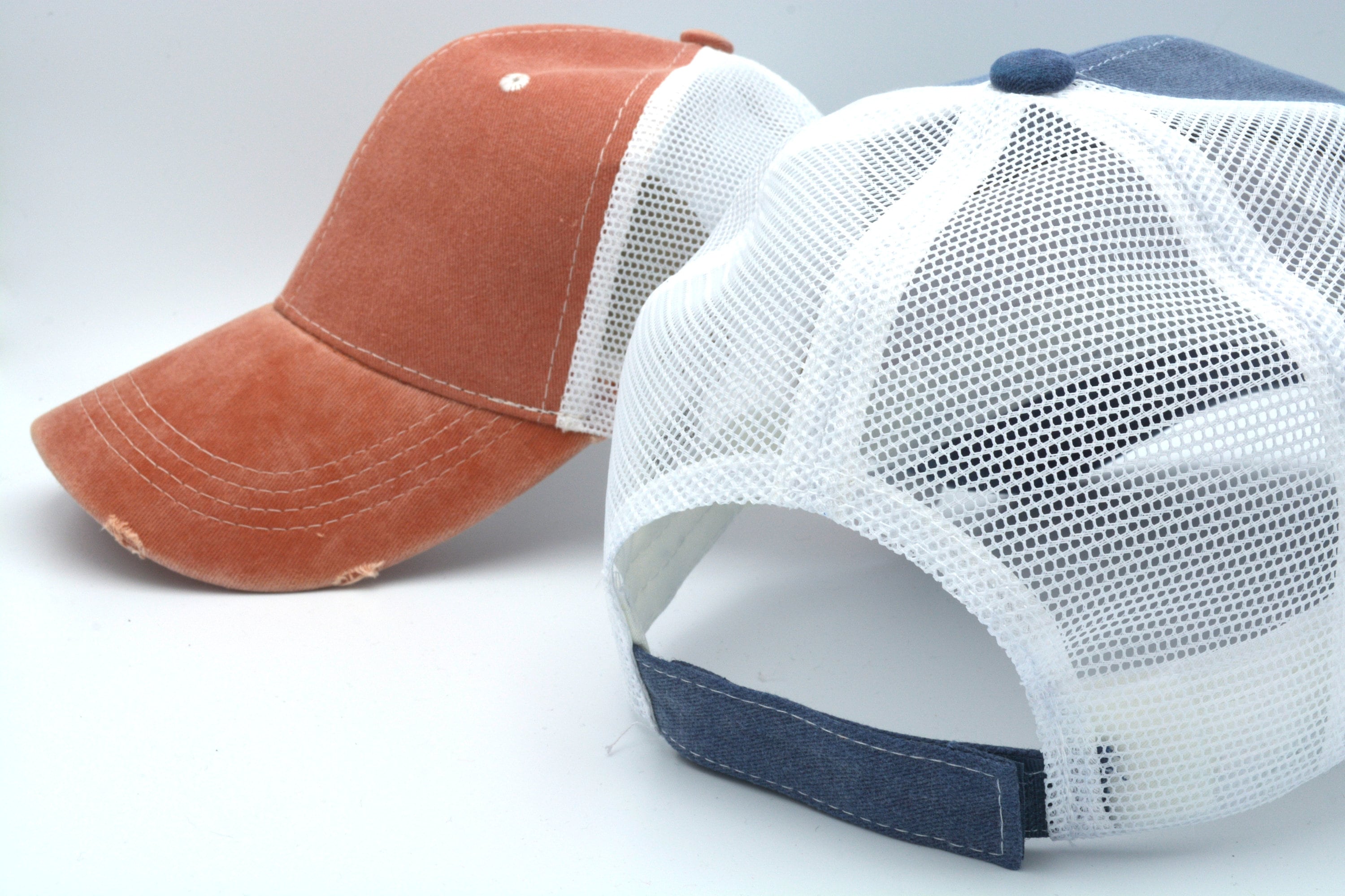 Distressed Trucker Hat Custom Embroidered Unisex Distressed - Etsy