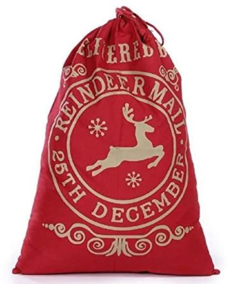 Custom Santa Sack| North Pole Express Santa Delivery Sack| Christmas ...