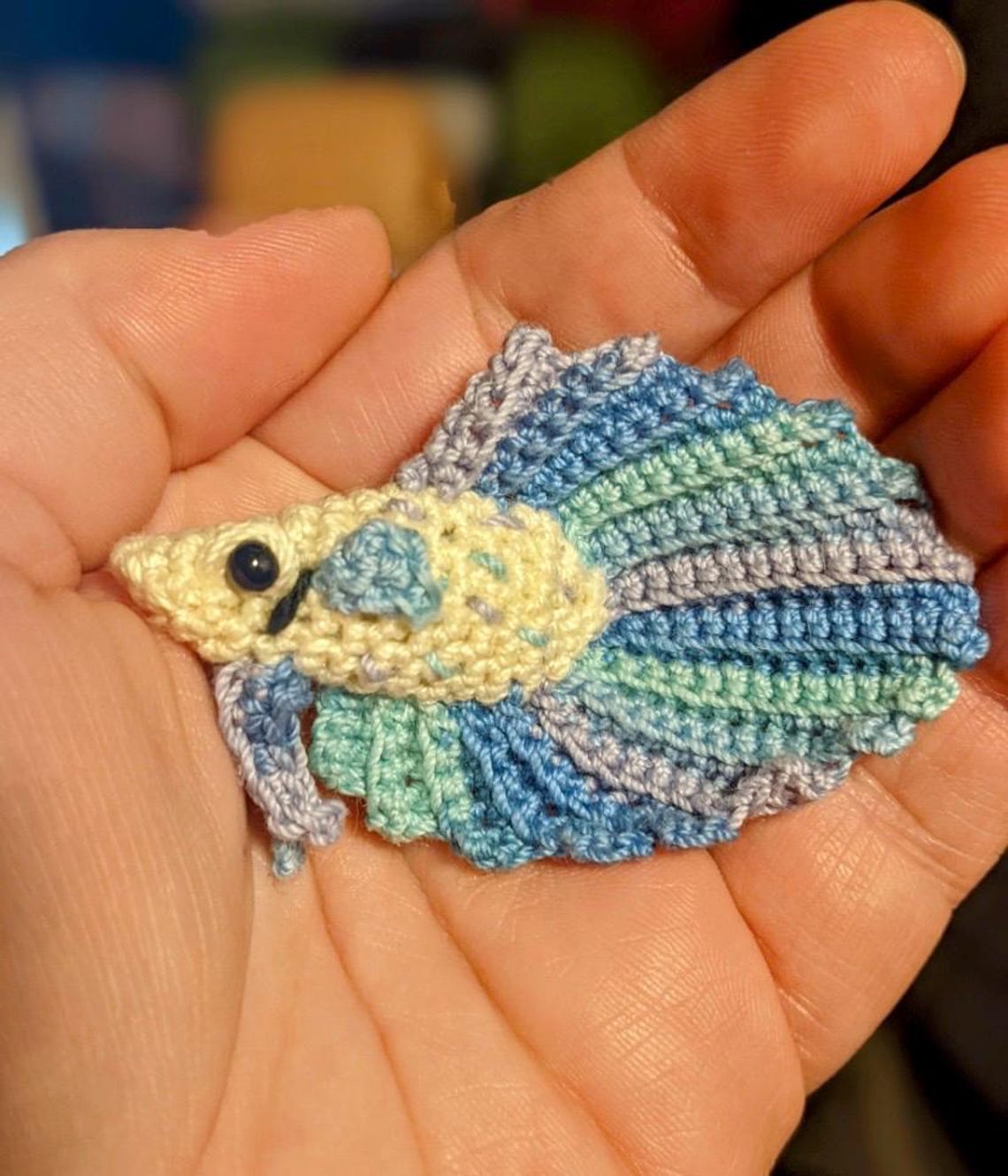 Beautiful Beta Fish Crochet Pattern - Etsy