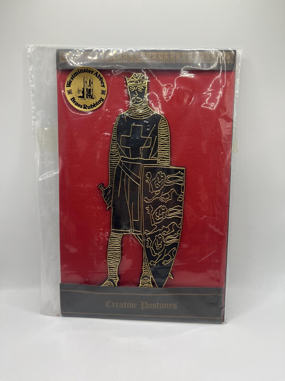 Vintage Westminster Abby Brass Rubbing Kit, Richard the Lion Heart - Etsy