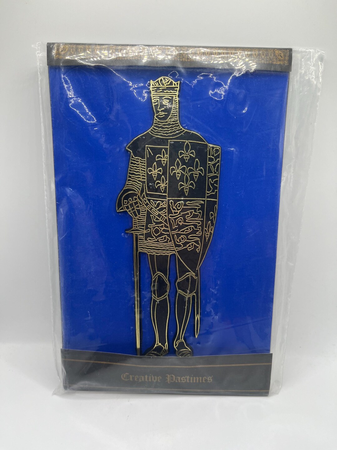 Vintage Westminster Abby Brass Rubbing Kit, Edward the Black Prince - Etsy
