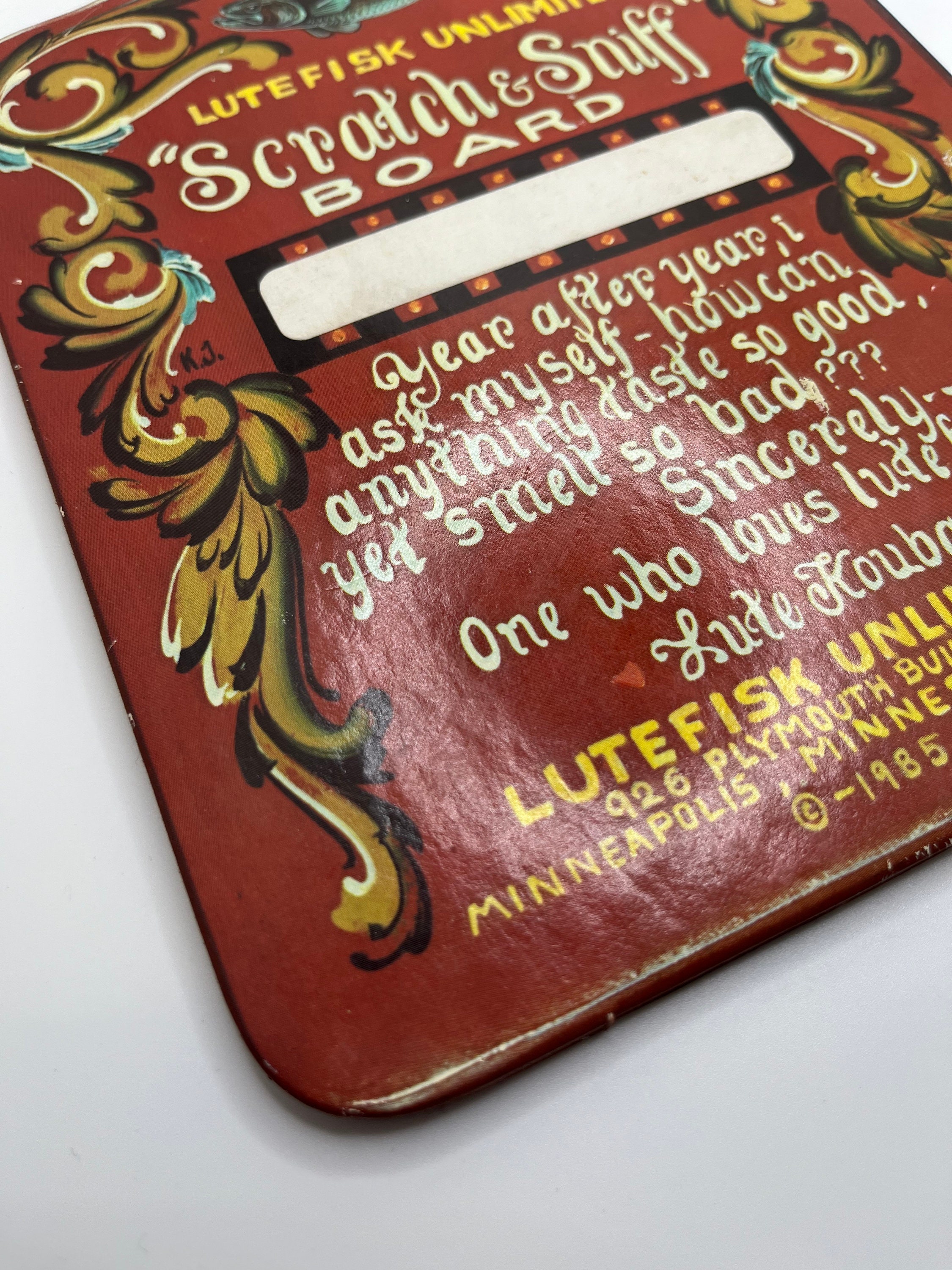 Rose-malled Scratch & Sniff Board - Etsy