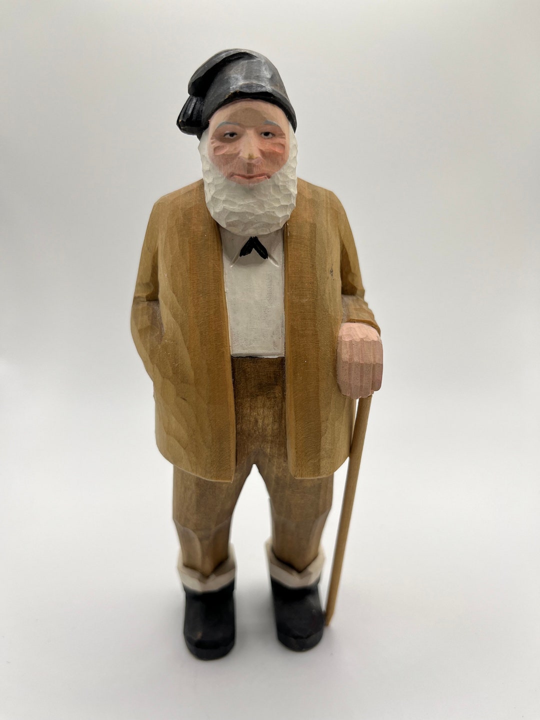 Huggler Wyss Hand-carved Wooden Swiss Man - Etsy