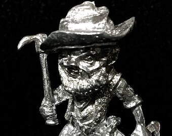 Gold miner figurine | Etsy