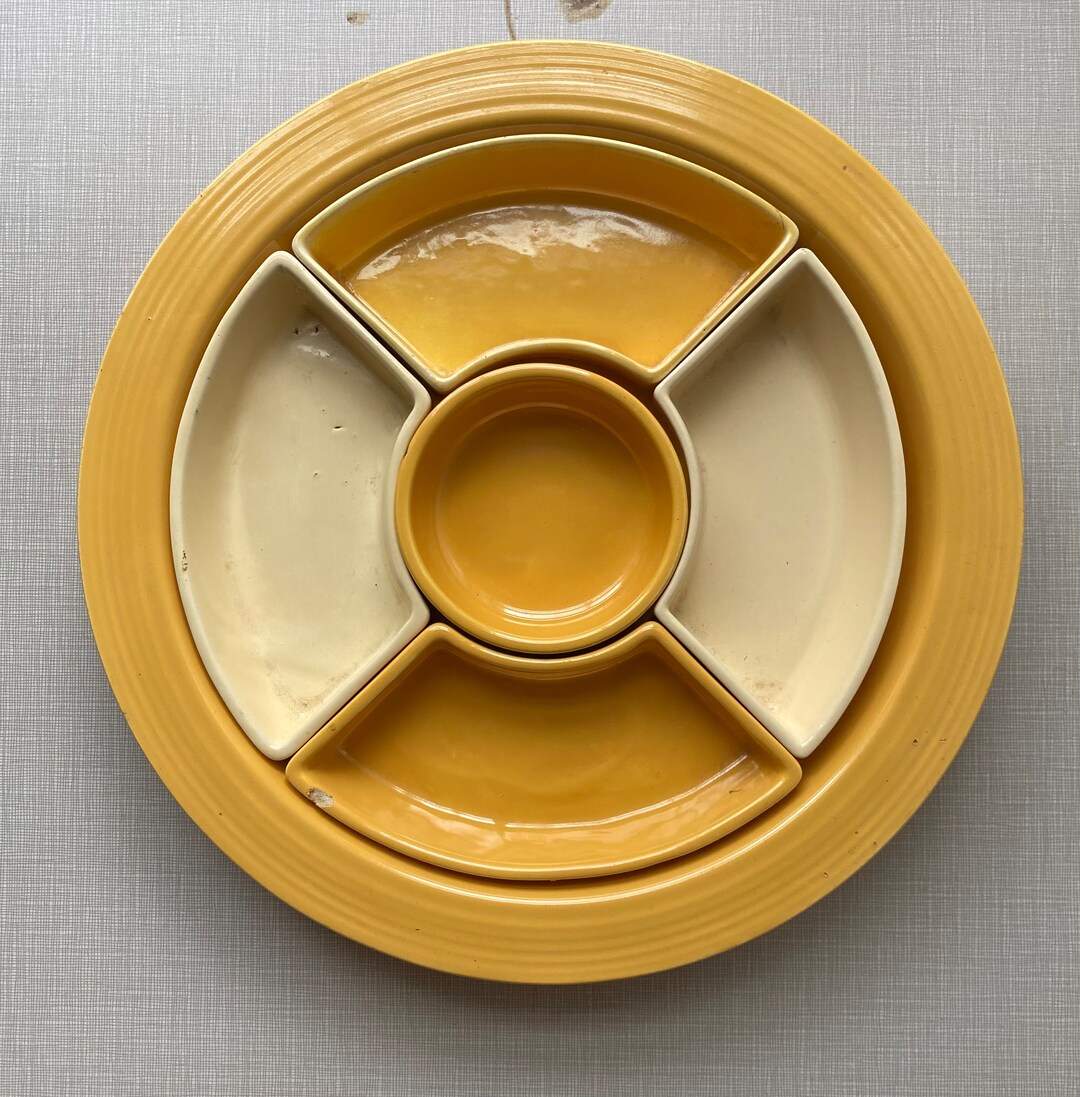 Vintage Fiesta Ware Lazy Susan Circa the 40's - Etsy