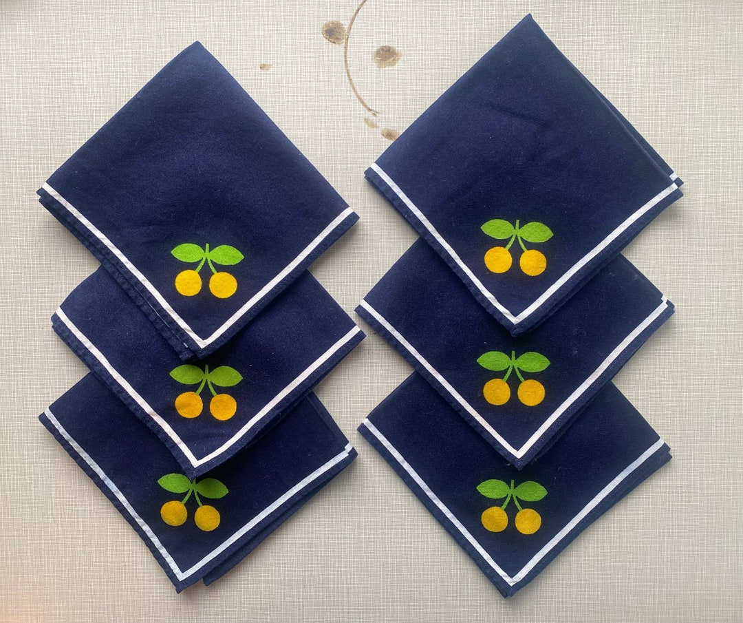 Vintage Cocktail Napkins Circa the 70's - Etsy