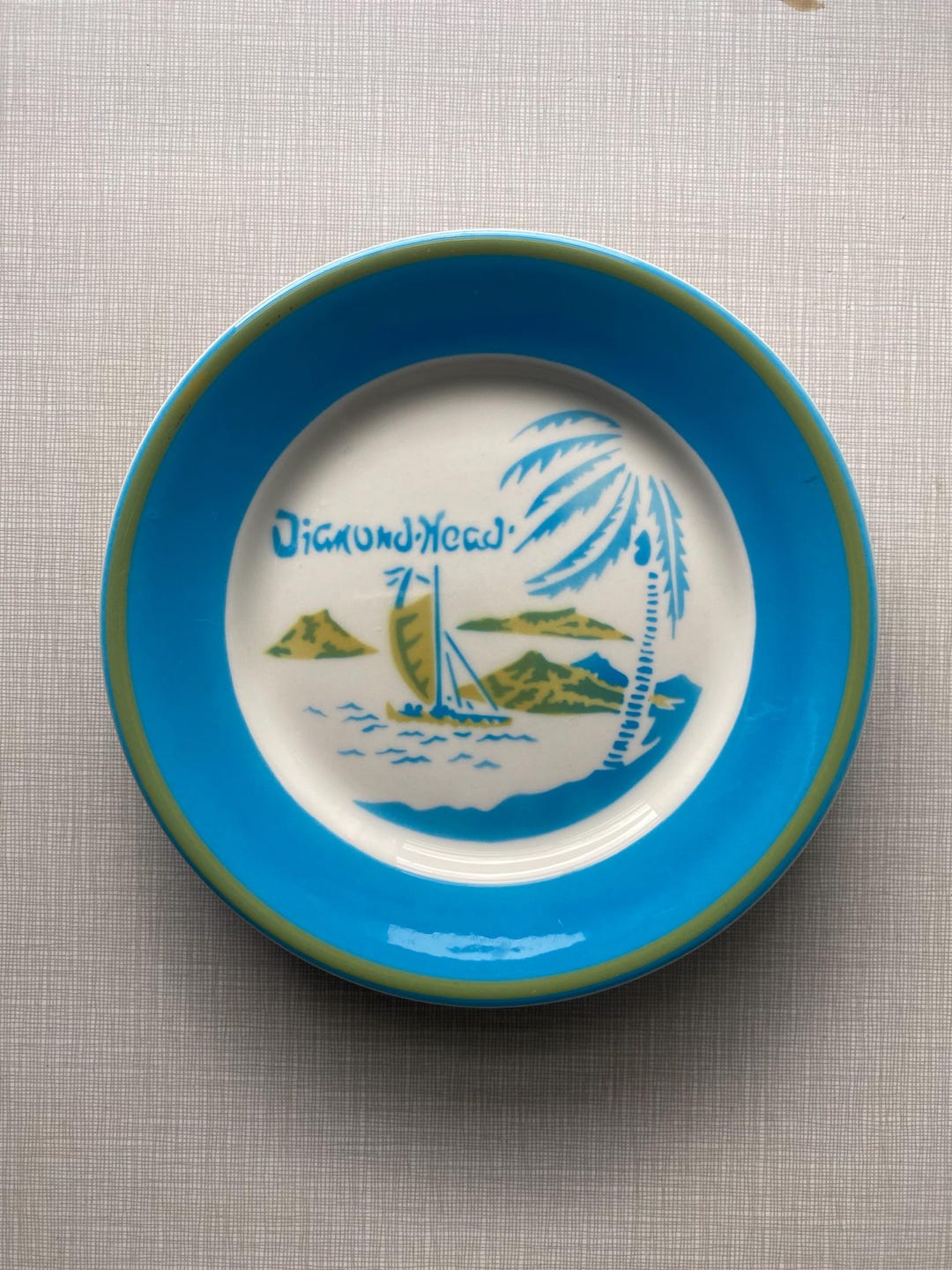 Vintage Diamond Head Plate Circa the 50s - Etsy