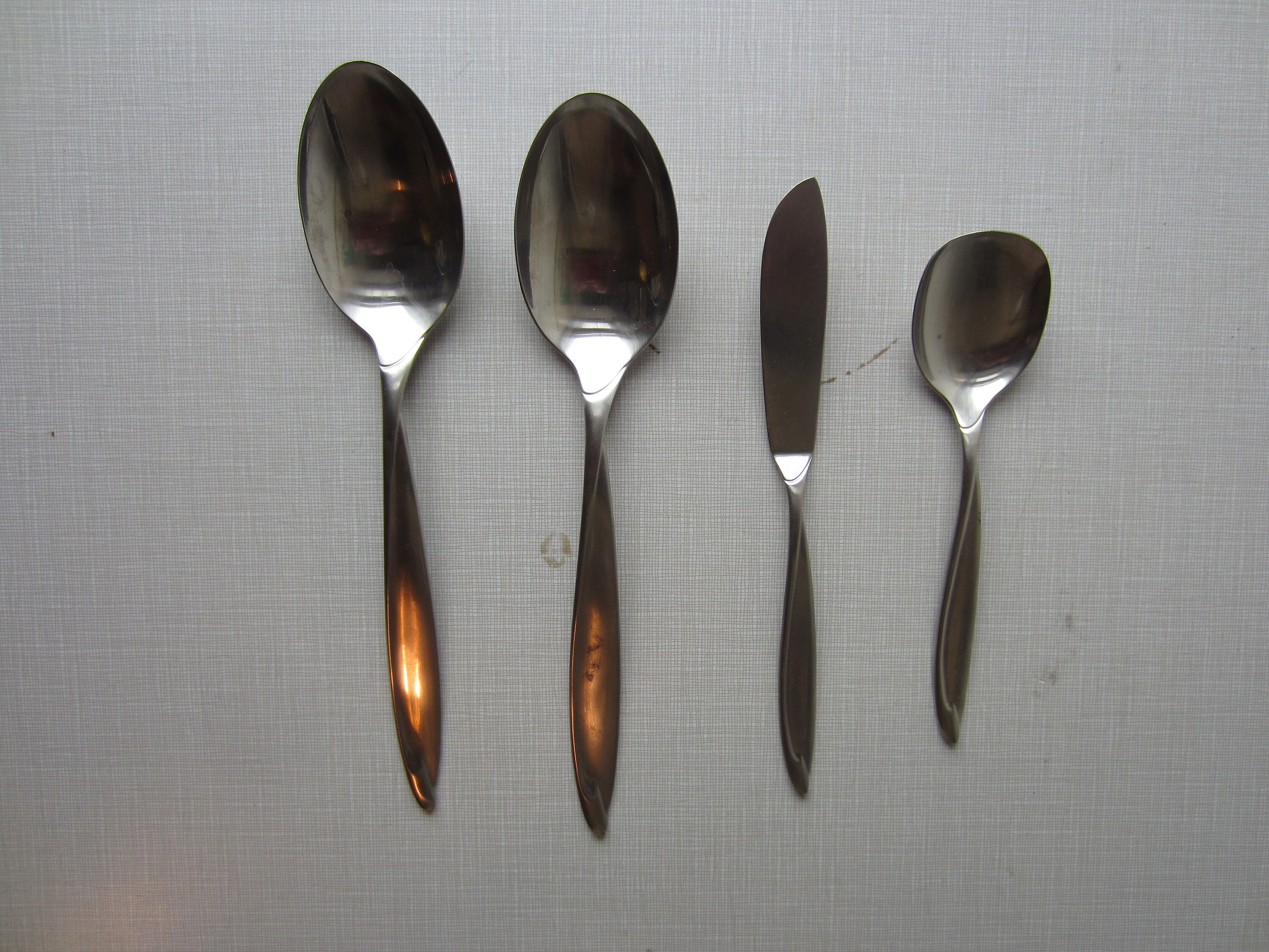 Vintage International Stainless Deluxe Flatware Set for 12 - Etsy