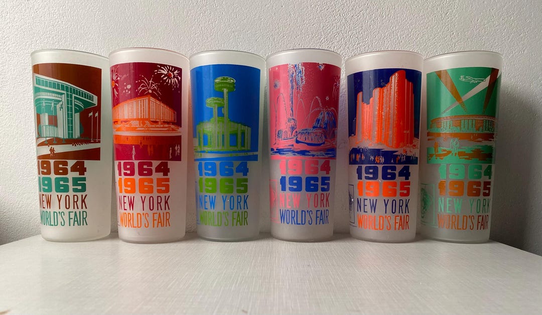Vintage New York Worlds Fair Glasses Circa the 60's priced per Glass - Etsy