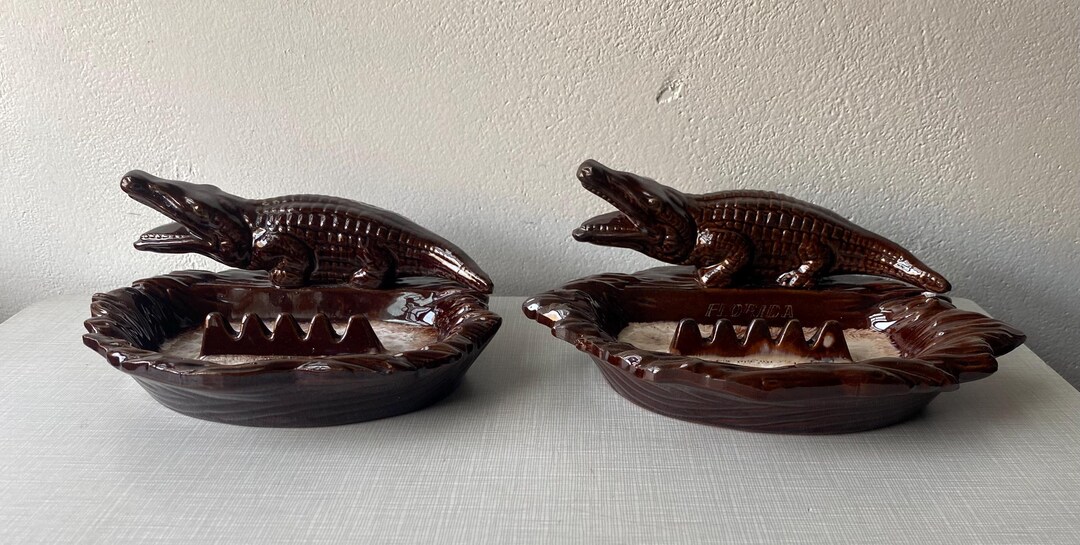 Vintage Florida Alligator Ashtray Circa the 60's priced per Ashtray - Etsy