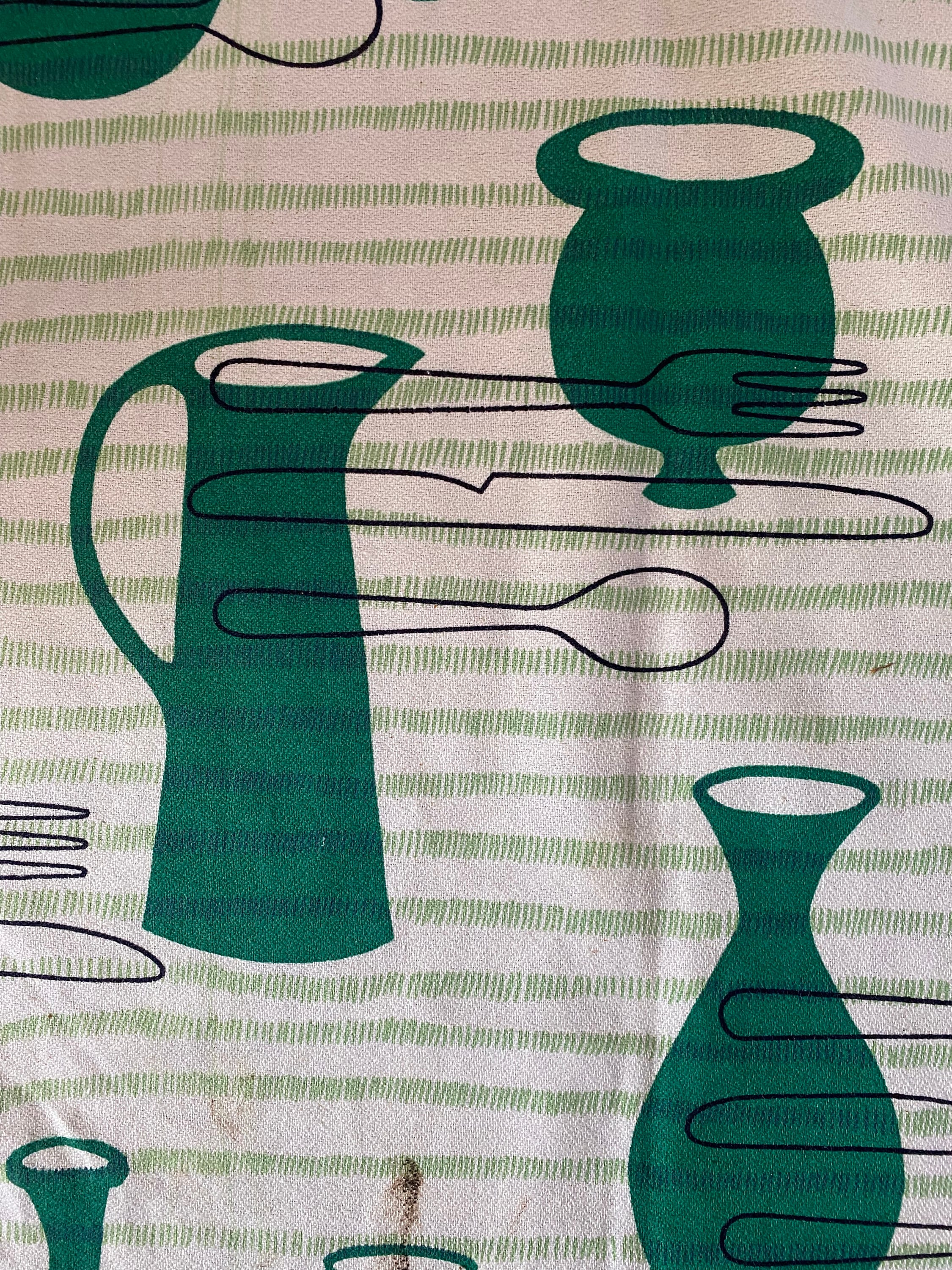 Vintage Barkcloth Circa the 50s priced per Yard - Etsy