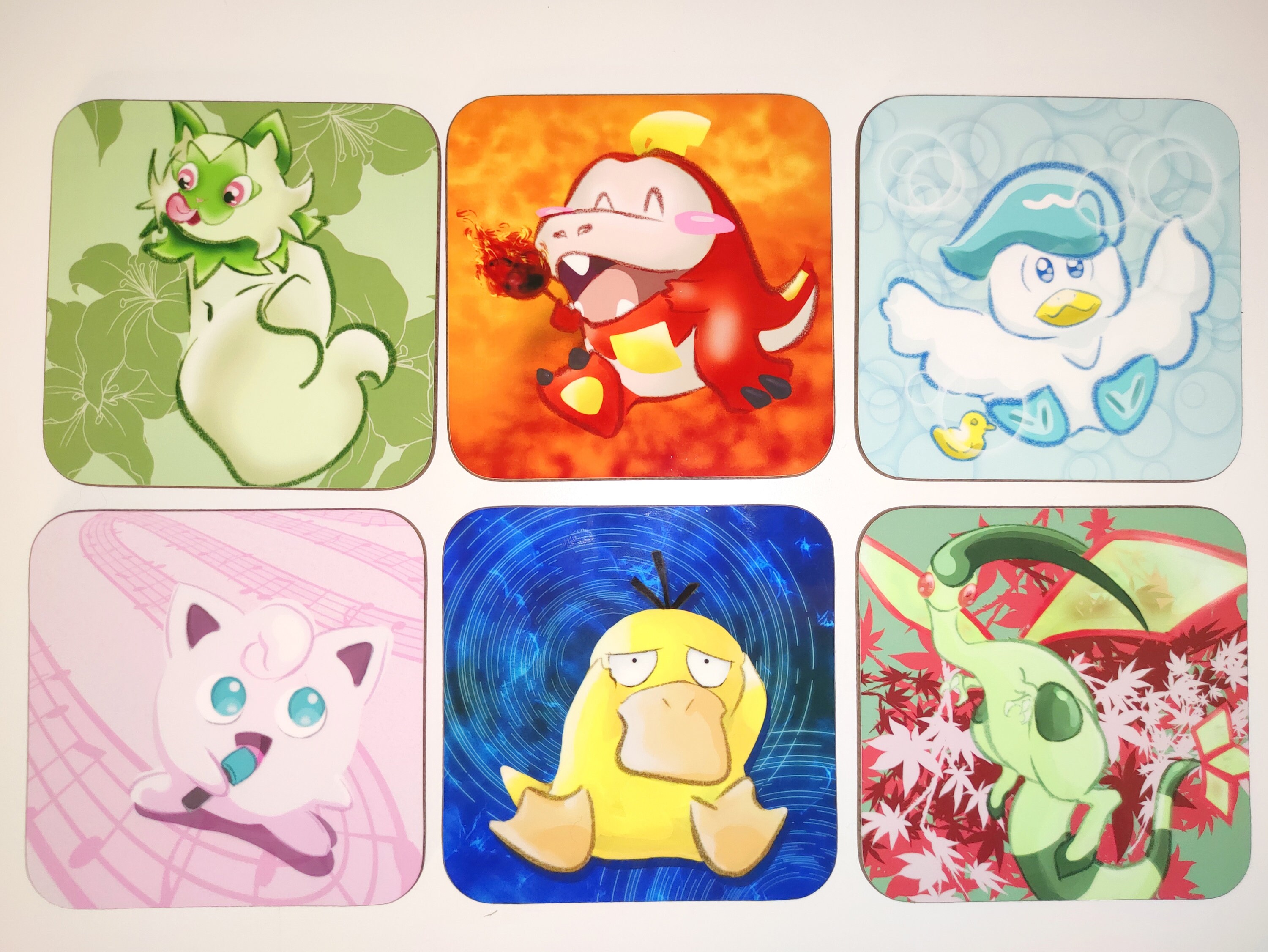 Pokémon Coasters Includes All Eevolutions - Etsy