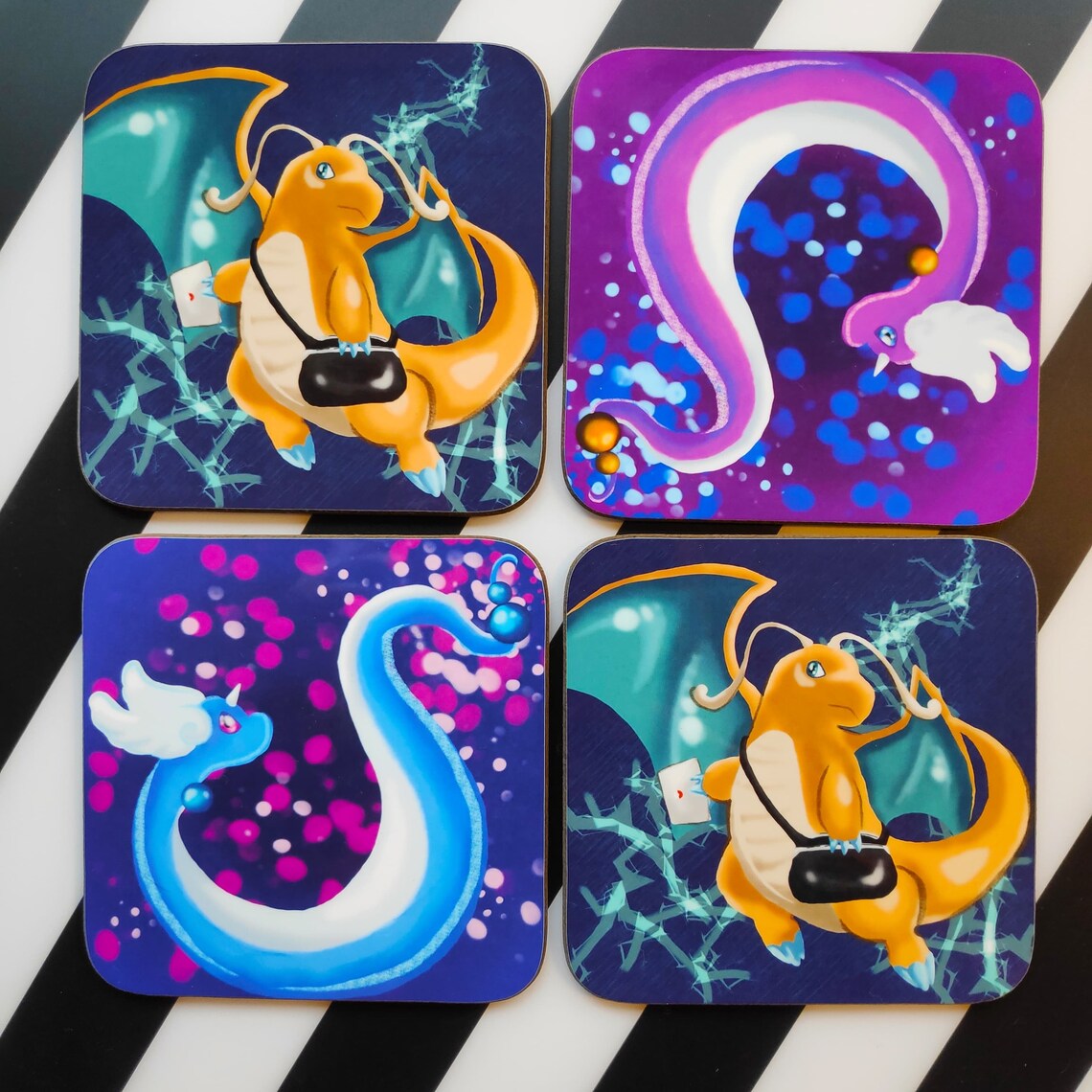 Pokémon Coasters Includes All Eevolutions - Etsy UK