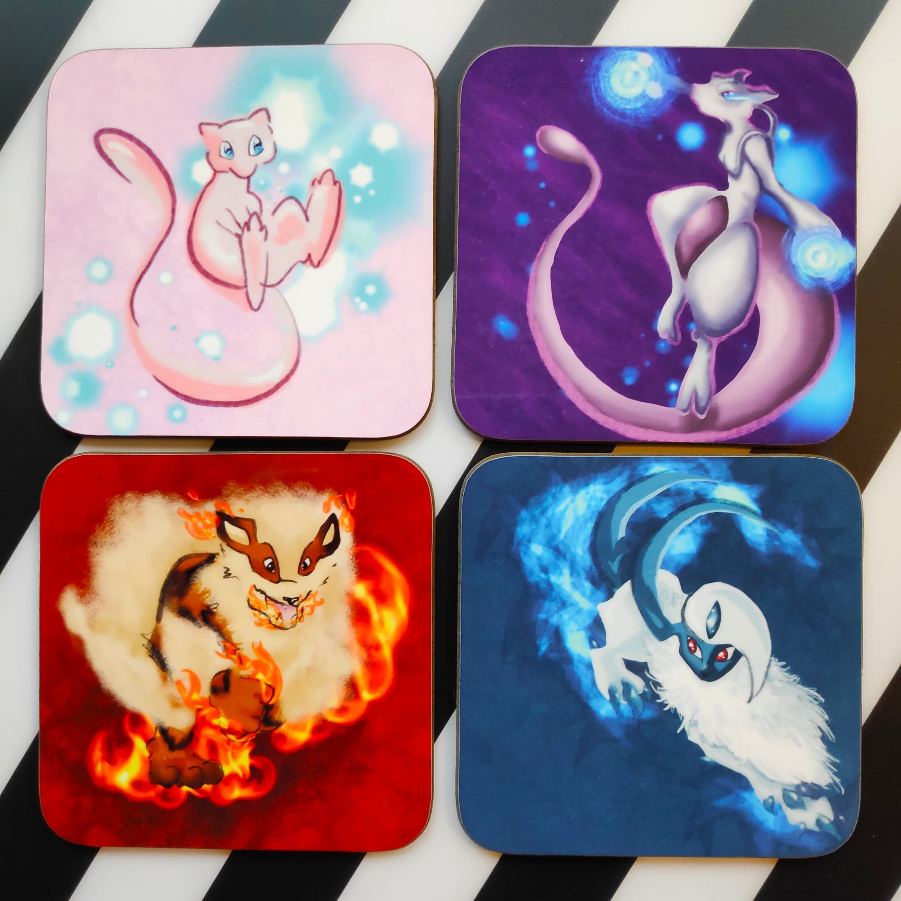 Pokémon Coasters Includes All Eevolutions - Etsy