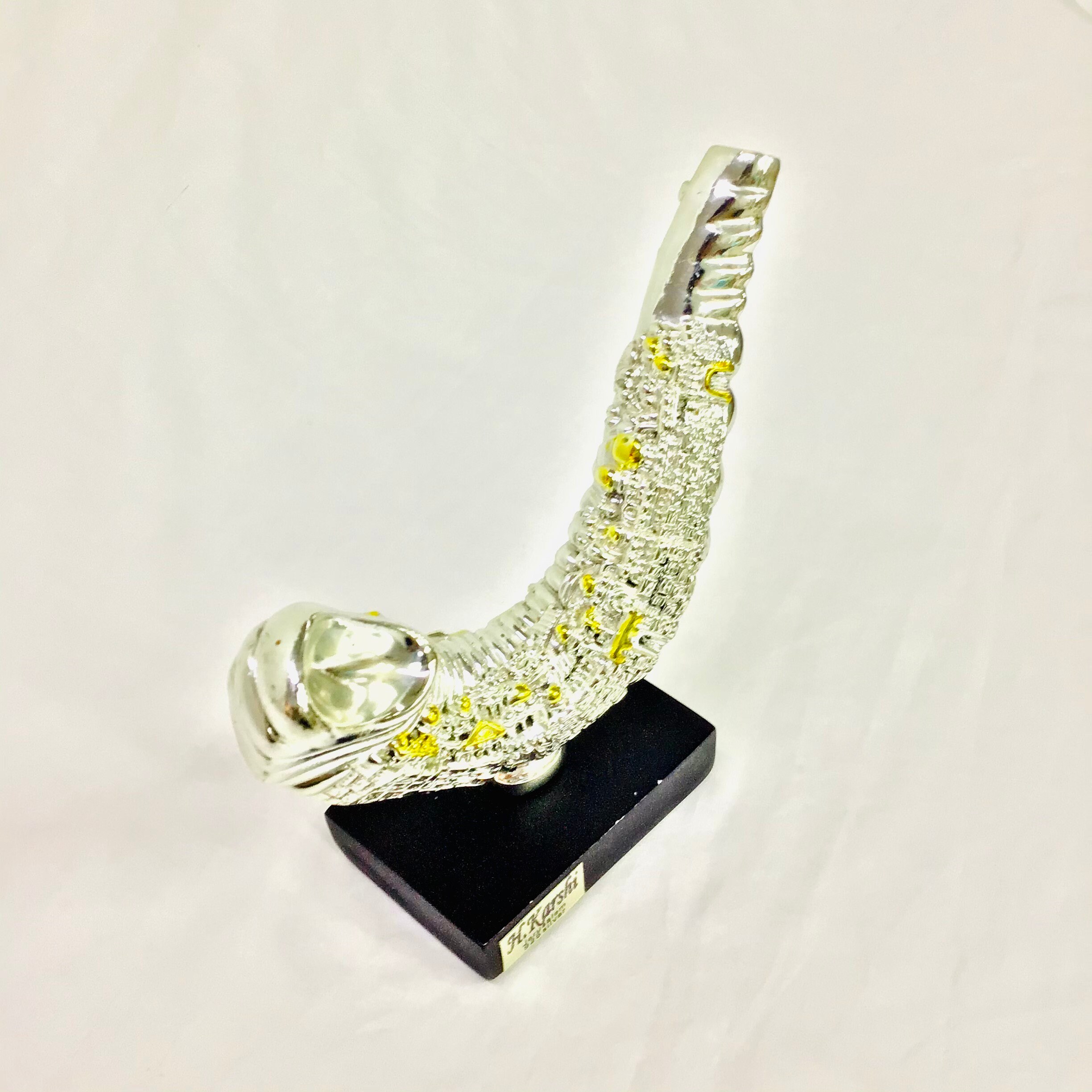 Antique Silver Vintage Silver . Silver Shofar With Design - Etsy UK
