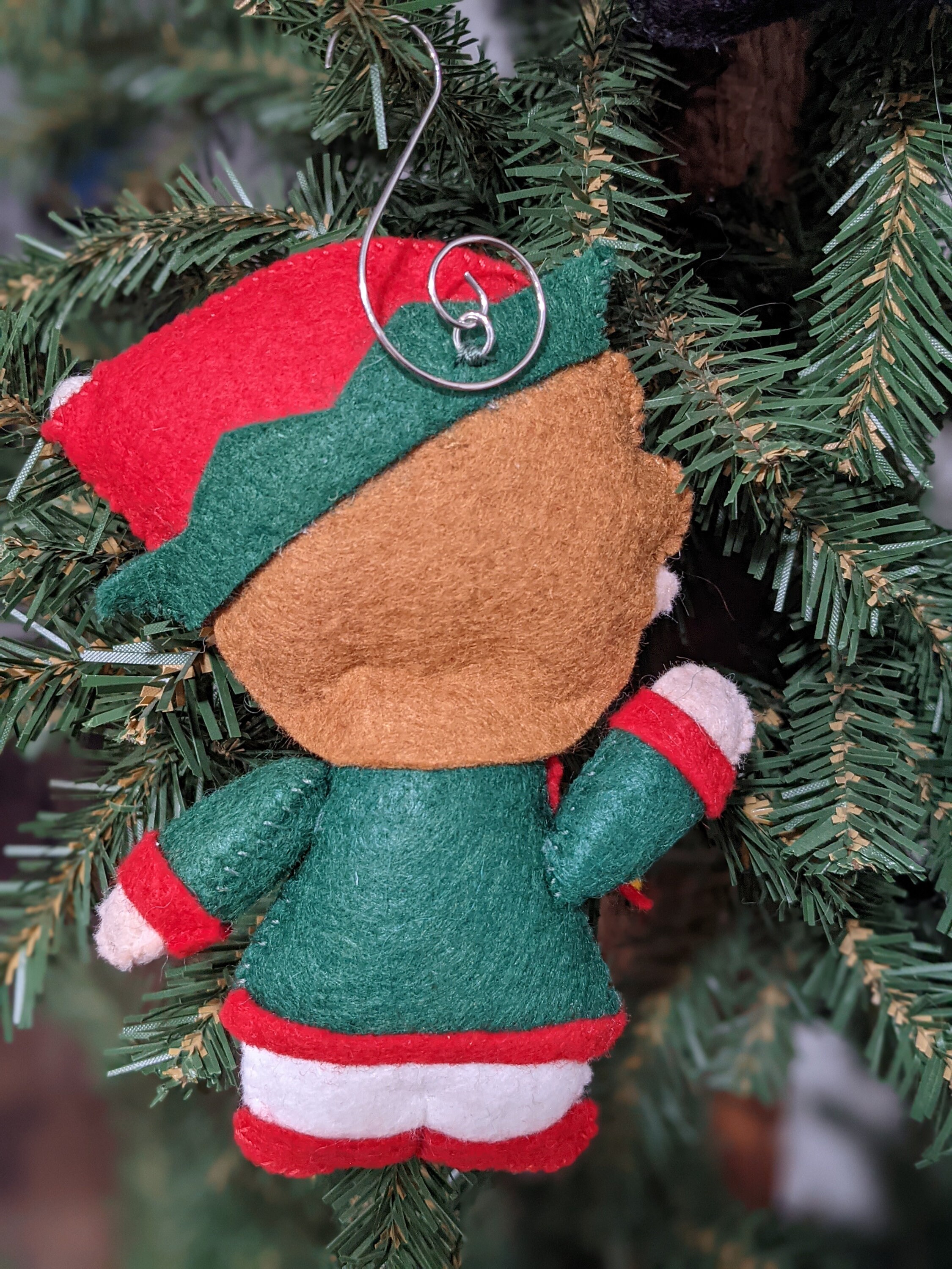 Personalized Boy Elf Christmas Tree Ornament Cold Weather - Etsy UK