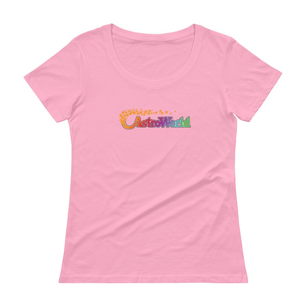 Astroworld Classic 80s Logo Ladies' Scoopneck T-shirt - Etsy