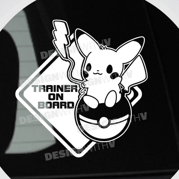 Pikachu Decal - Etsy