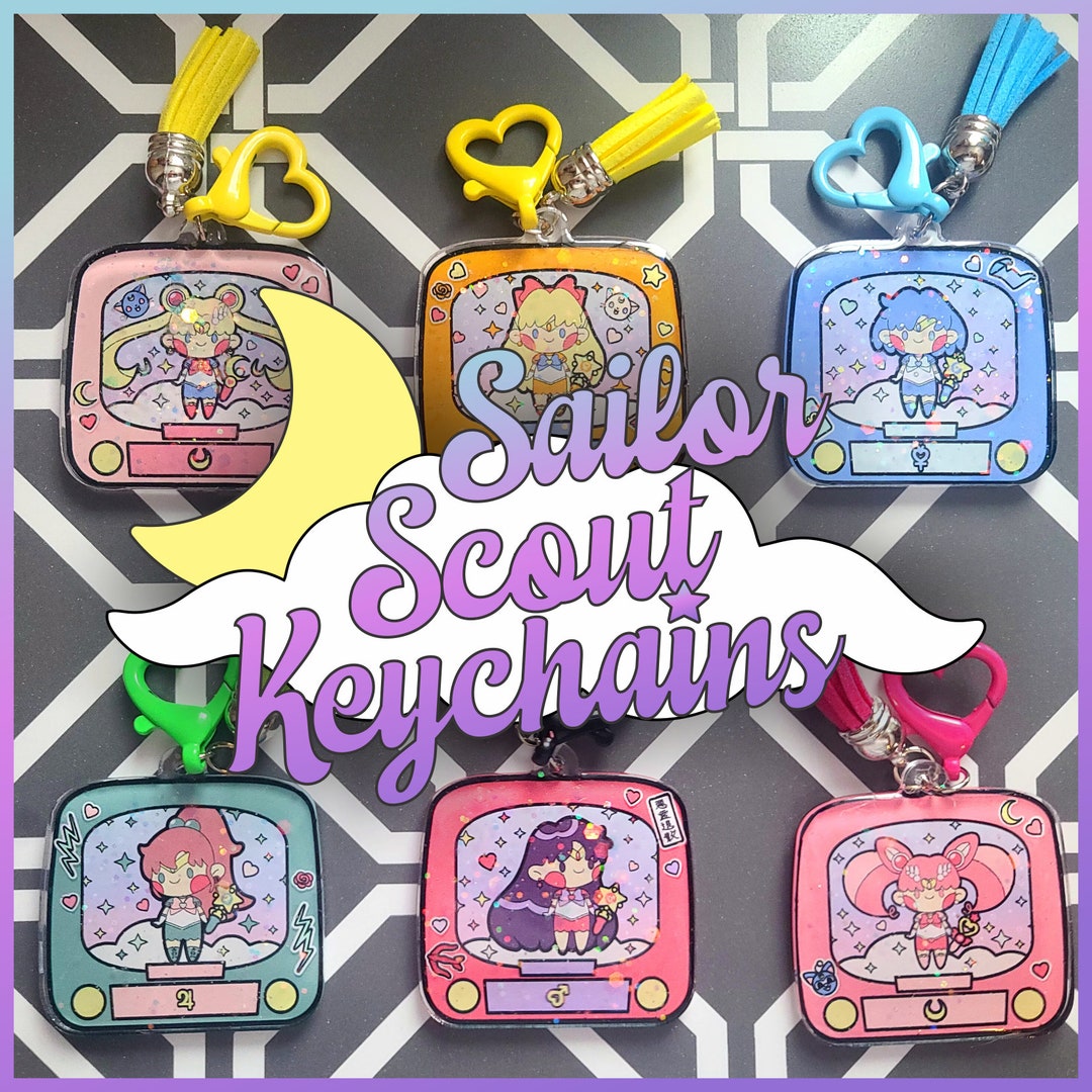 MAGICAL GIRL KEYCHAINS | Resin Keychains | Handcrafted | Nerdy Gifts ...