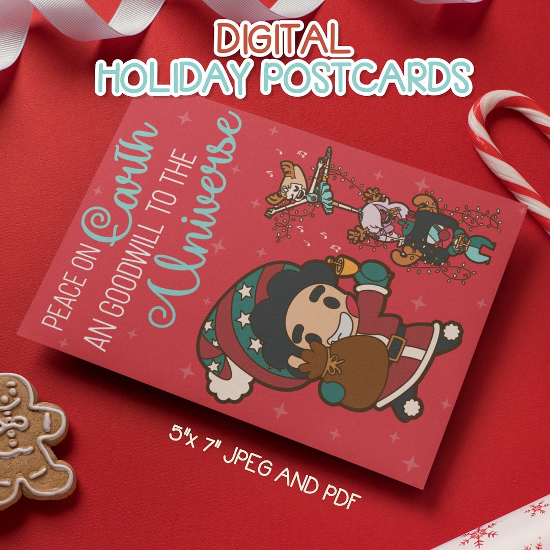 DIGITAL Steven Universe Holiday Postcard - Etsy