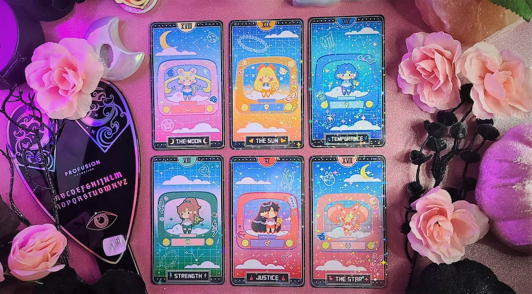 MAGICAL GIRL PRINTS Set 1 | Prints | Tarot Card Inspired | Magical ...