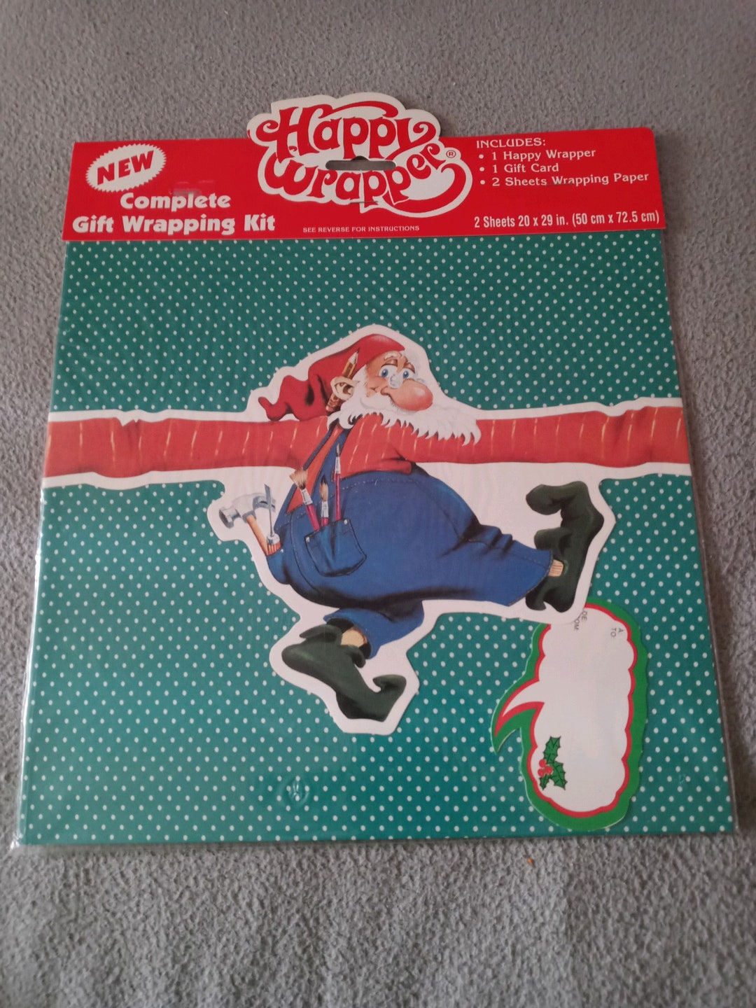 Happy Wrapper Complete Gift Wrapping Kit / Christmas Handyman - Etsy