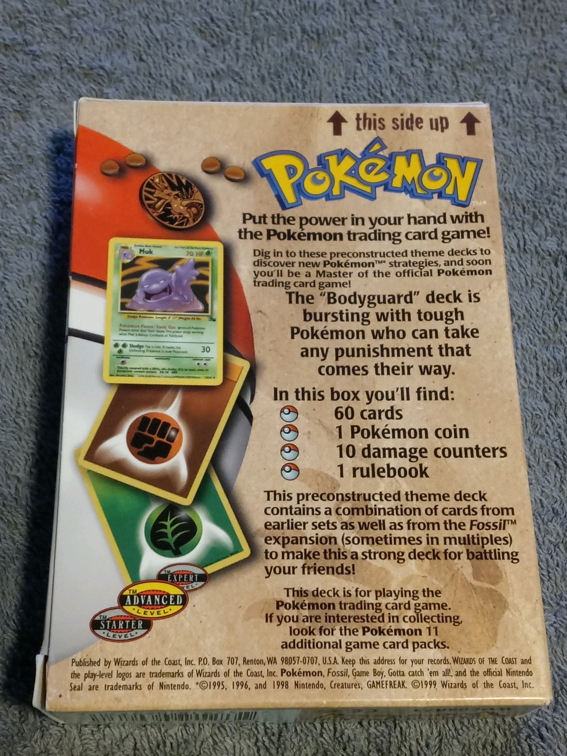 Pokemon 1999 Bodyguard Theme Deck Wizards of the Coast - Etsy