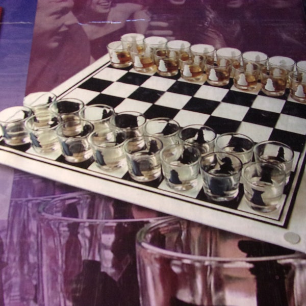 Glass Chess Set - Etsy