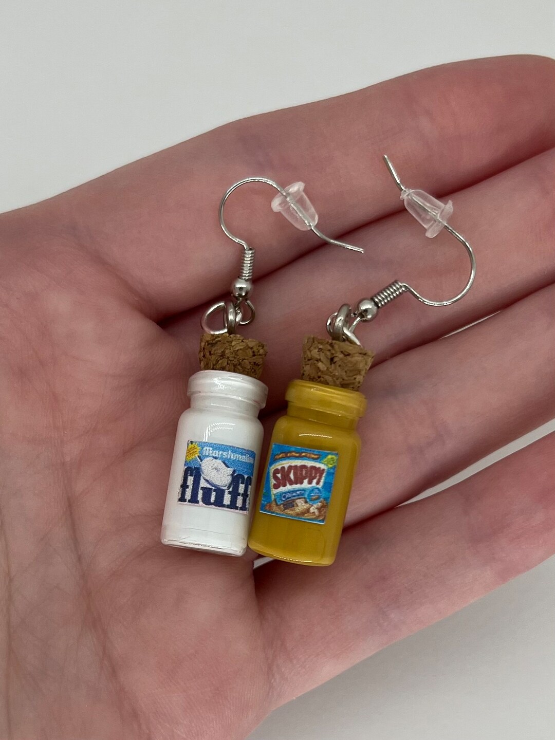 Peanut Butter and Fluff Earrings, Peanut Butter and Nutella Earrings ...