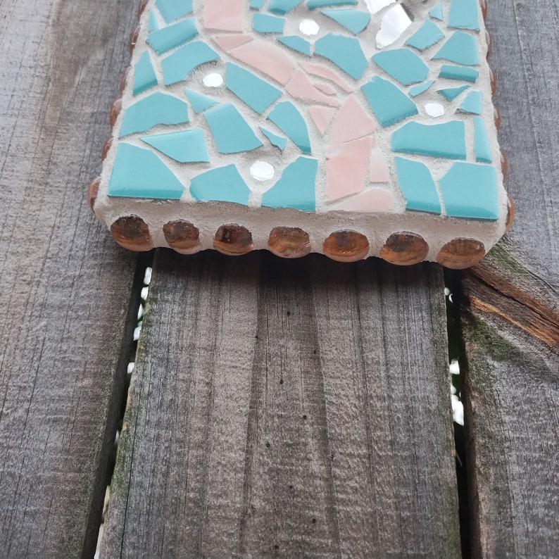 Adalia: Flamingo Mosaic Wall Art Made With Repurposed Ceramic Tile ...