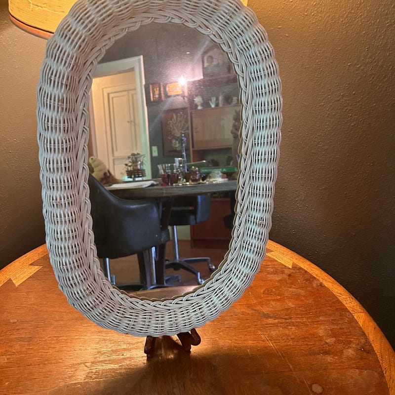 Wicker Mirror - Etsy