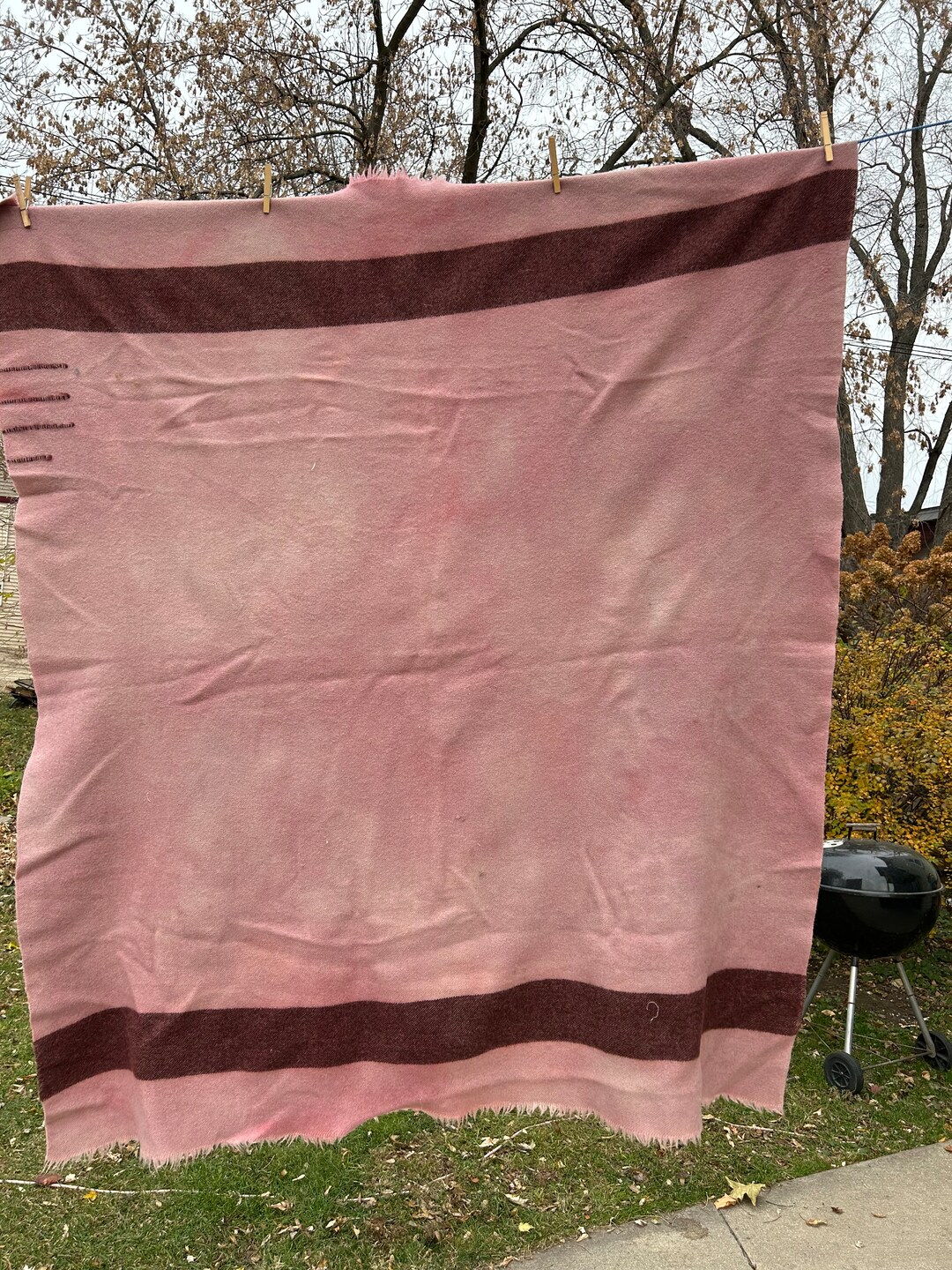 Cranberry Hudson Bay 3.5 Point Throw - Etsy