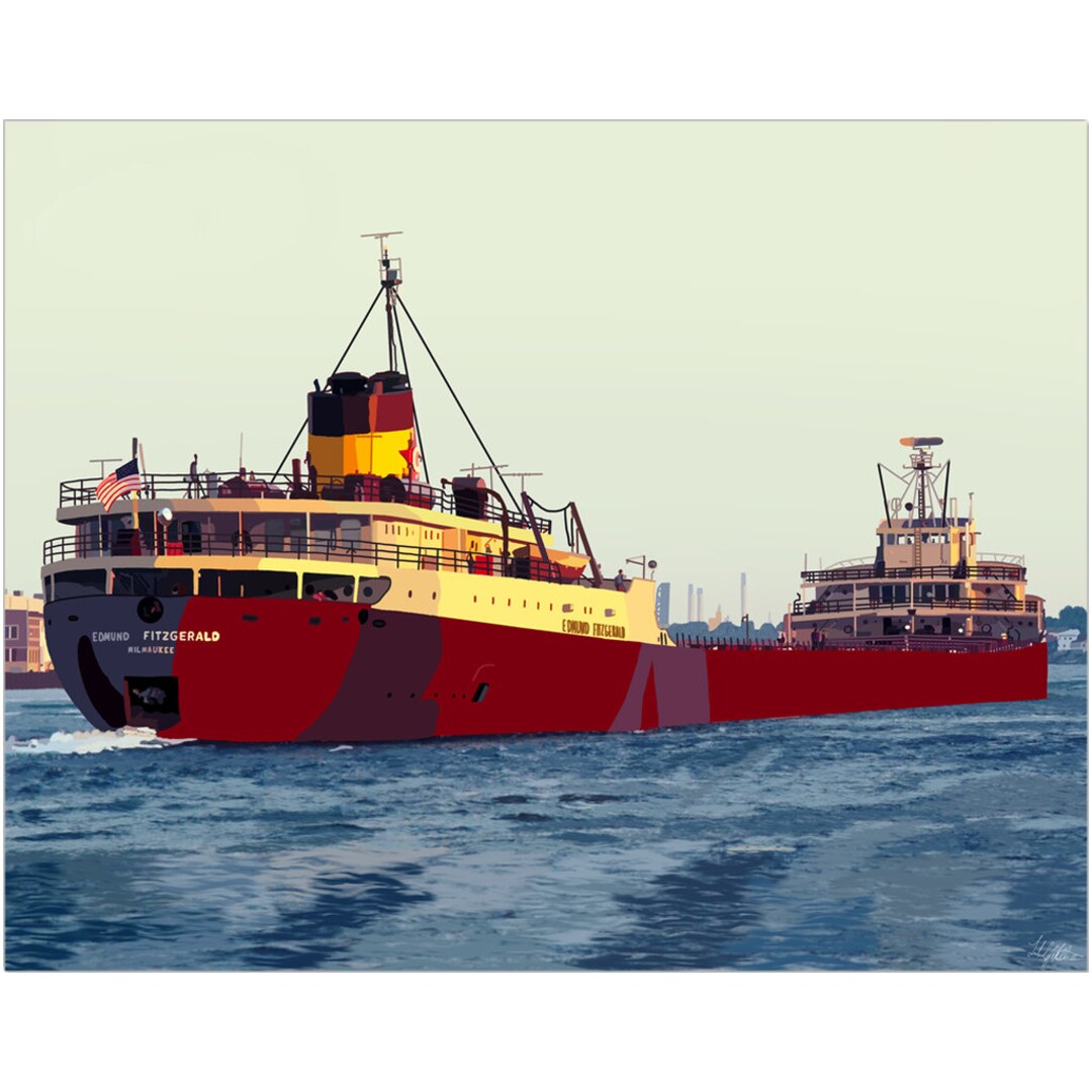 Edmund Fitzgerald Fine Art Prints - Etsy