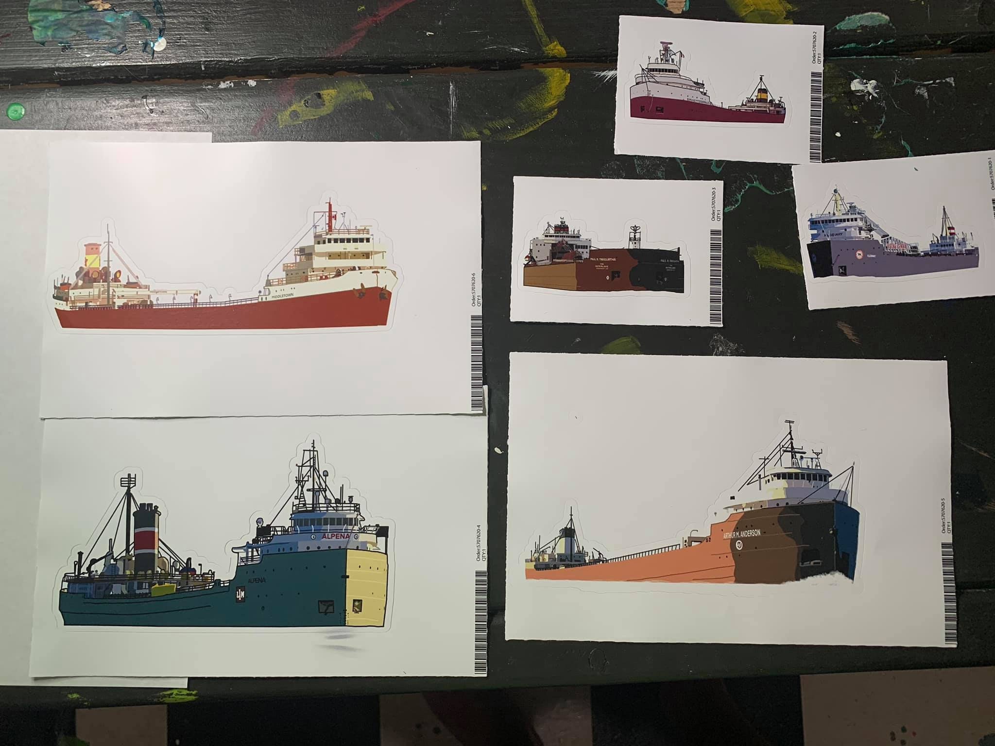 Edmund Fitzgerald Stickers - Etsy