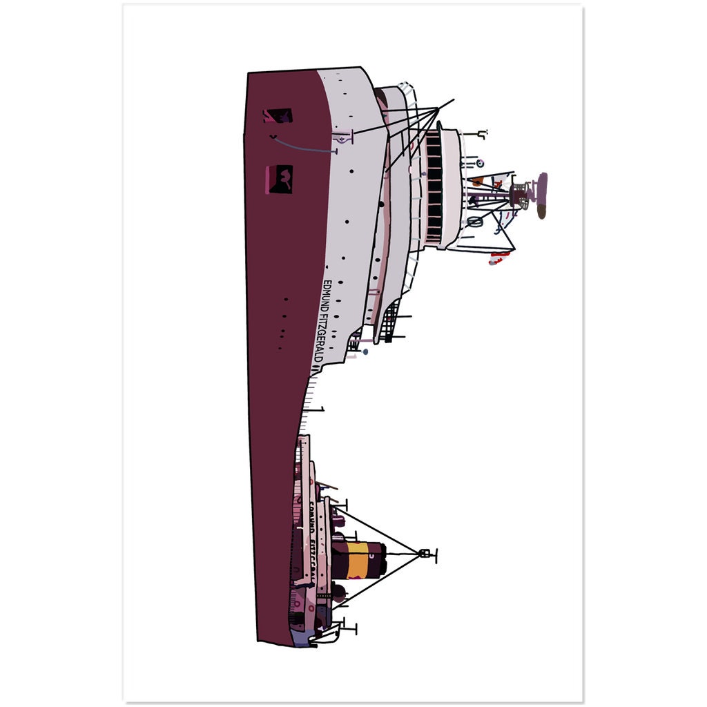Edmund Fitzgerald Stickers - Etsy