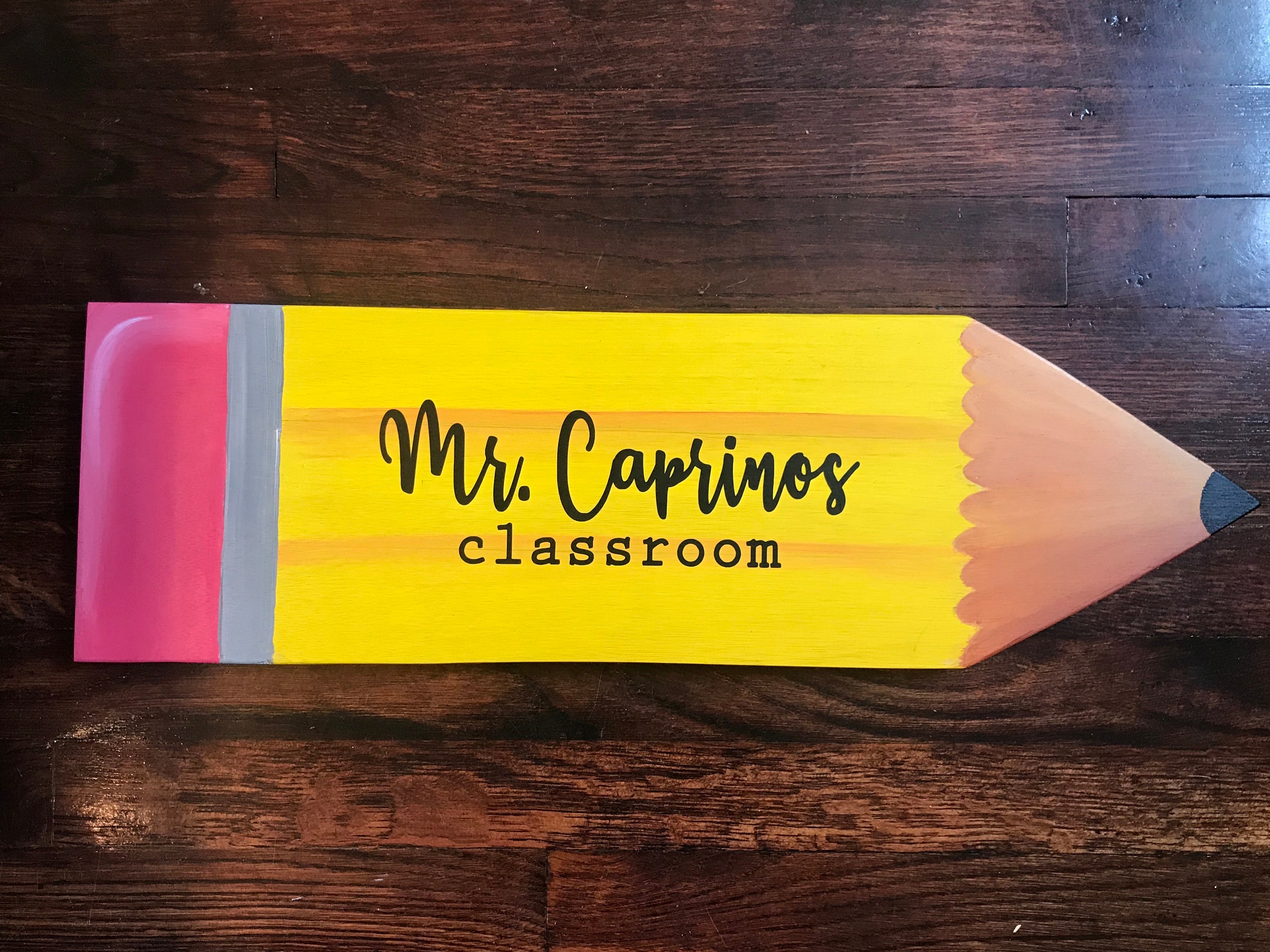 Personalized Classroom Sign - Etsy