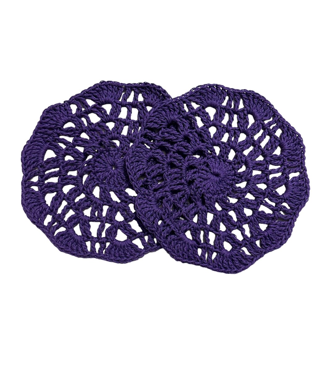 Vintage Round Crocheted Doilies (10") or Coasters (6/1-2") - 100% ...