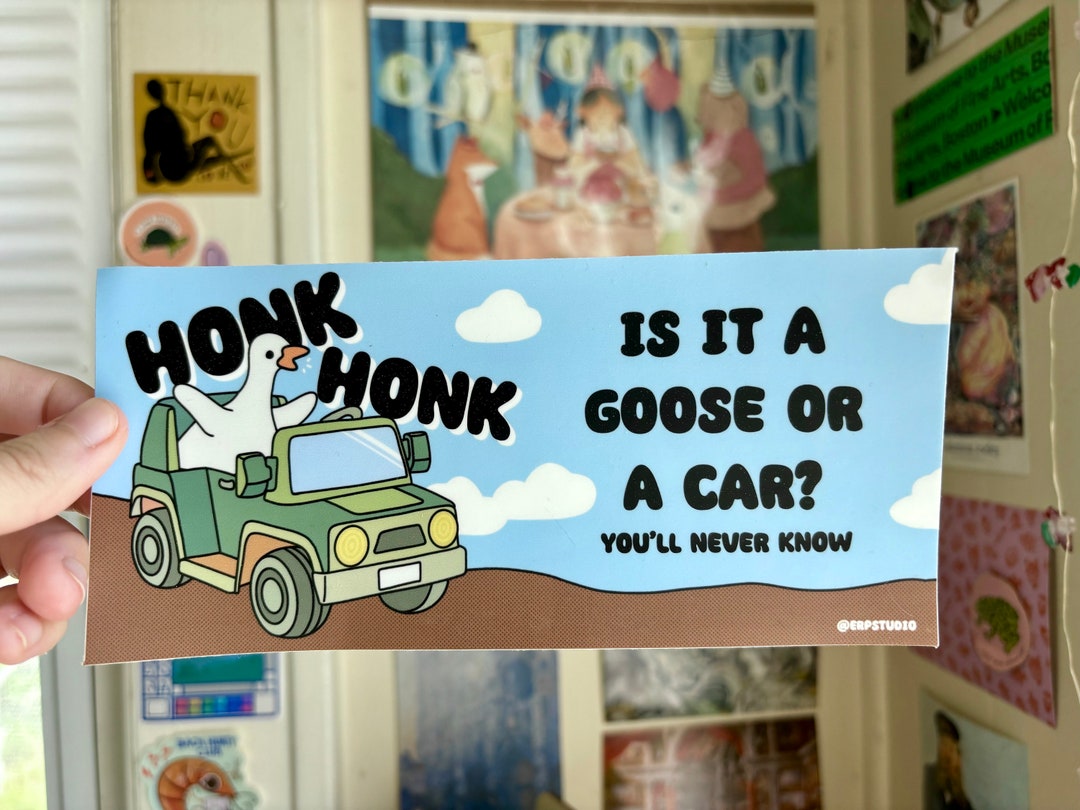 Honk Silly Goose Bumper Sticker - Etsy