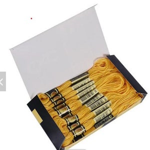 Full Set of 447 Cross Stitch Threads CXC 2 Labels - DMC Colours - No.s ...
