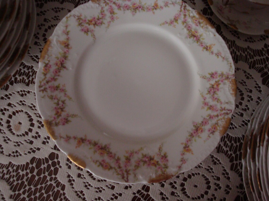 Huge Lot of 84 Pieces of Theodore Haviland Dishes Schleiger 145 & Other ...