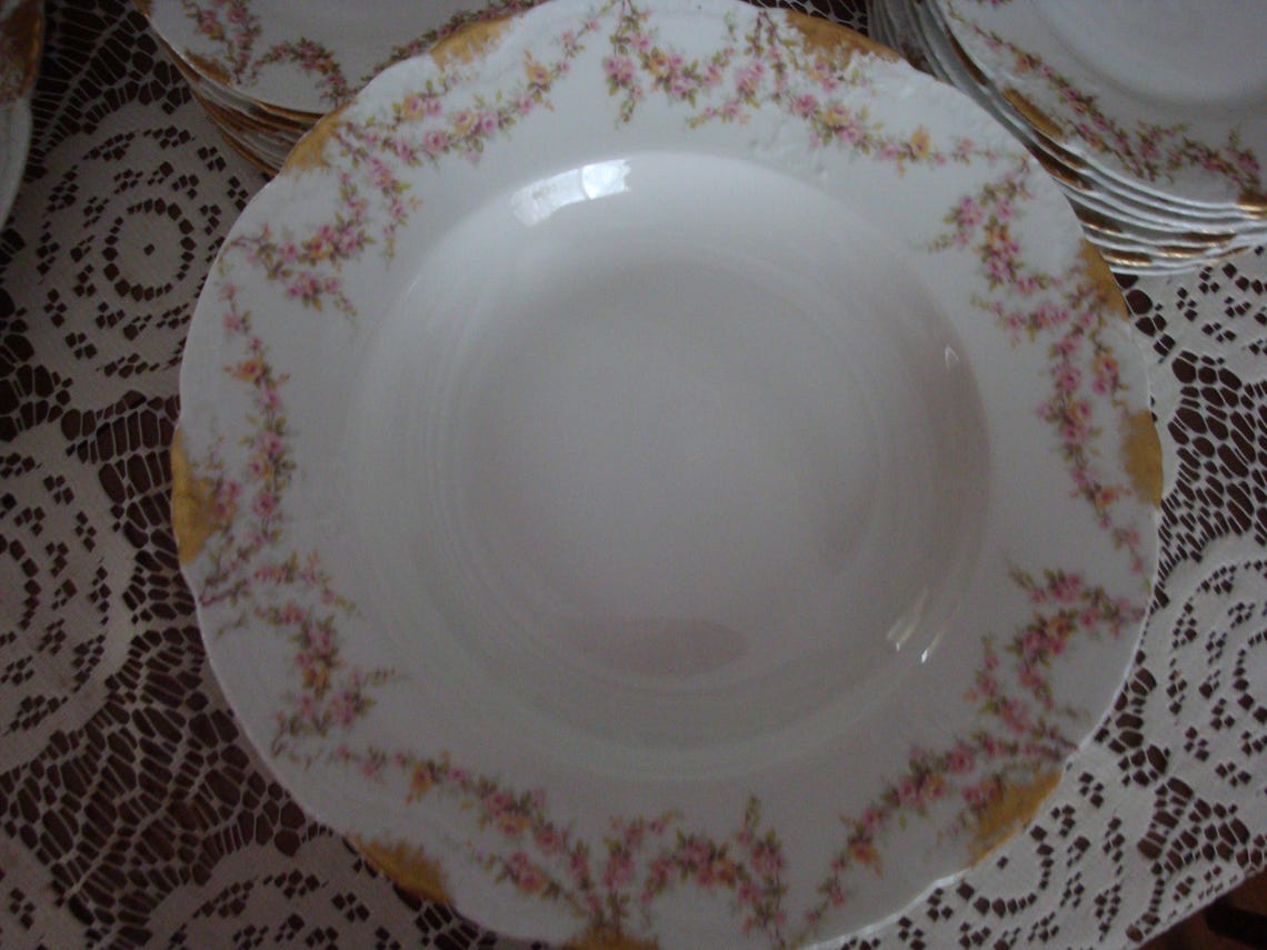 Huge Lot of 84 Pieces of Theodore Haviland Dishes Schleiger 145 & Other ...