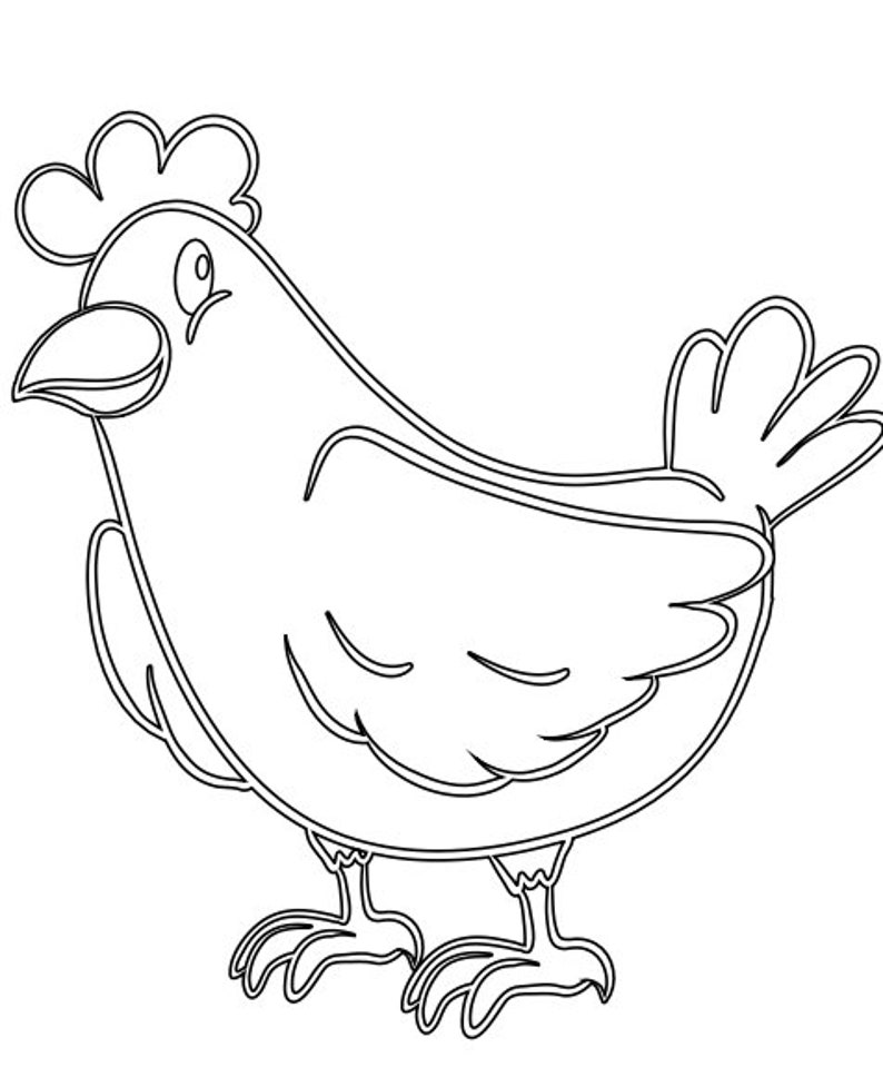 32 Chicken Coloring Pages, Coloring Page, Coloring Pages, Coloring Book ...
